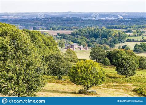 A View Over Bradgate Park Towards The City Of Leicester Leicestershire