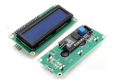 Display Lcd X Fundo Azul C Modulo I C J Soldado Mercadolivre