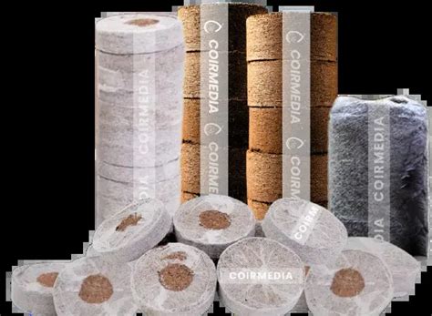 Eco Friendly Seedling With Coirmedia Coins Pellets Coirmedia