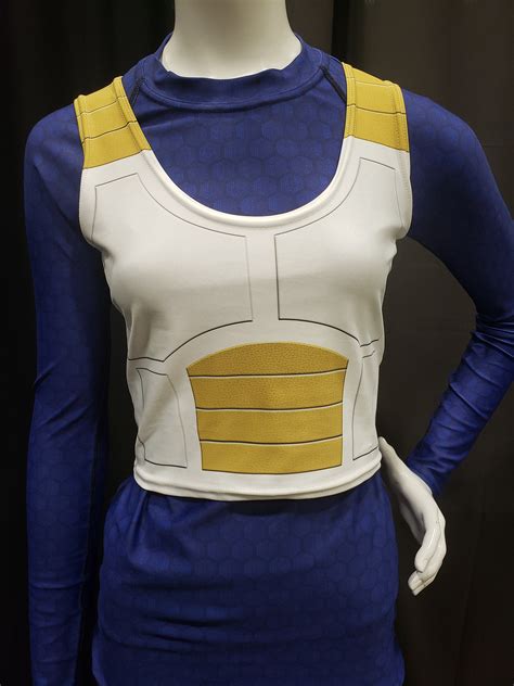 Vegeta Super Saiyajin Armadura Inspirada Crop Top Etsy México
