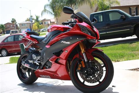 Yamaha Motorcycle R6 Red