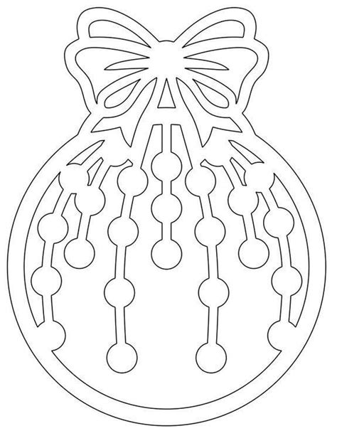 Вытынанки новогодние елочные шары 100 штук Christmas Stencils Christmas Coloring Pages