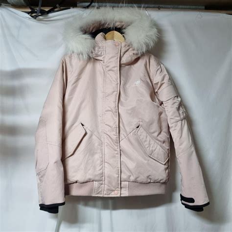 뉴발란스 사틴 패트롤 연아 숏패딩 95 핑크 세컨웨어