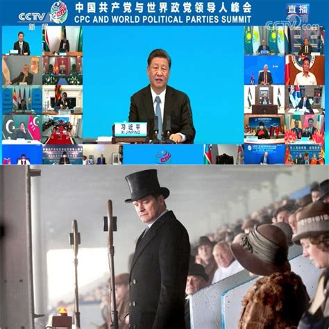 作者 習近平在致詞接近尾聲時，突然重複讀誦前面已經念過的講稿，還多次低頭翻閱稿件，習近平說，「我認為政黨應努力