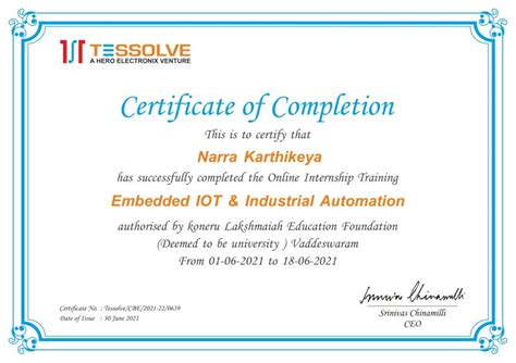 Karthikeya Narra On Linkedin Onlinetraining Summer2021 Intership