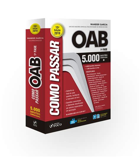 Como Passar Na Oab 1ª Fase 5000 Questoes Comentadas 15ª Ed