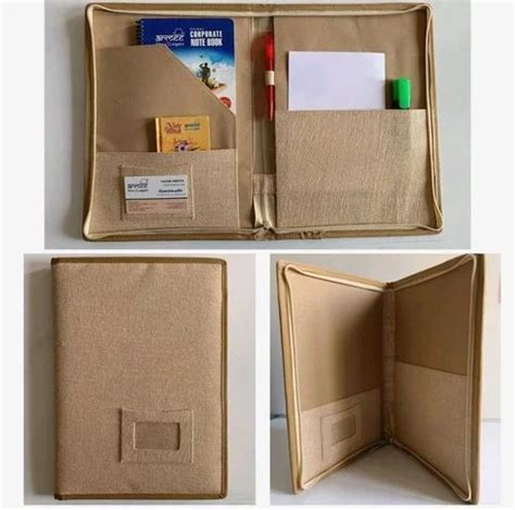 Executive Jute Convocation Folders Customized Best Price At ₹ 175 Piece Jute File Folder In