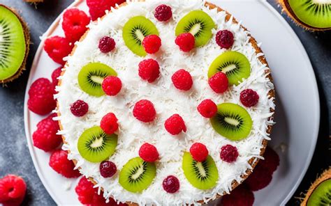 Coconut Cake With Jam Filling A Sweet Surprise