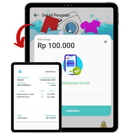 Jasa Pembuatan Aplikasi Laundry Fitur Lengkap