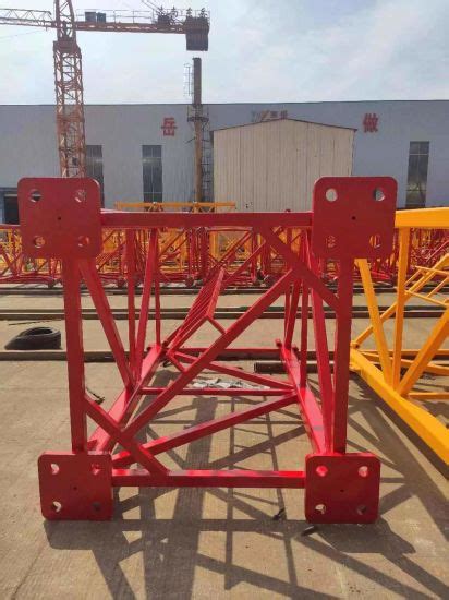 Self Erecting 8 Tons Tip Load 1 6tons Qtz160 6516 Topless Tower Crane