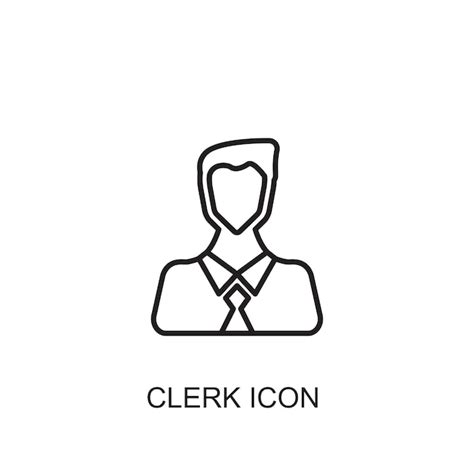 Premium Vector Clerk Vector Icon Icon