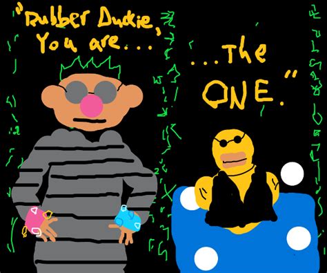 Ernies Rubber Duckie Song Drawception