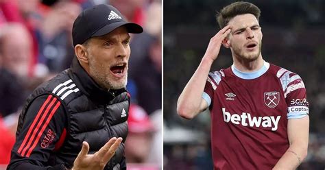 Bayern Boss Thomas Tuchel Speaks To Declan Rice With West Ham Star Top