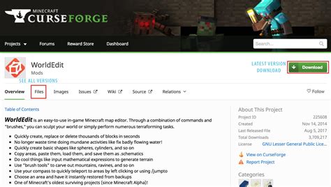 How To Download Install World Edit In Minecraft Single Player