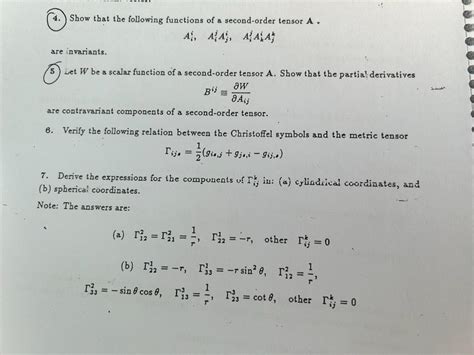 Solved 4 Show That The Following Functions Of A Second