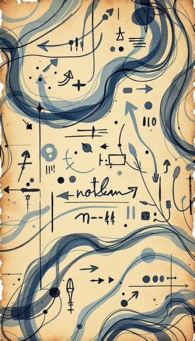 Free Flowing Notes Pattern Image Abstract Flowing Notes Download