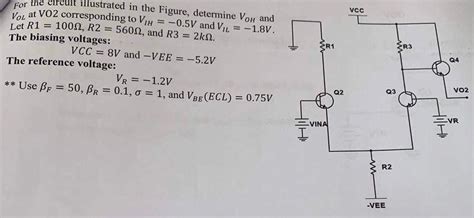 For The Circuit Illustrated In The Figure Determine