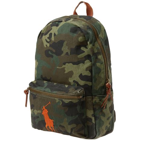Polo Ralph Lauren Polo Player Canvas Backpack Camo End Au
