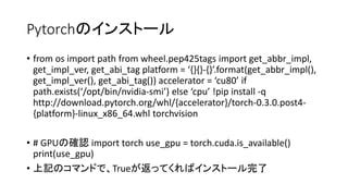 Pytorch PPT