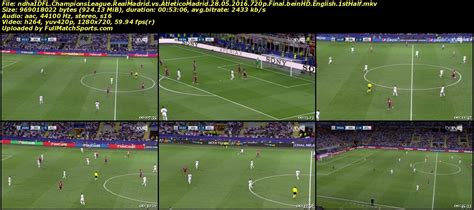 Real Madrid Vs Atletico Madrid Full Match UCL Final Fullmatchsports