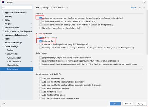 Idea 代码格式化插件save Actionssave Actions Tool Csdn博客