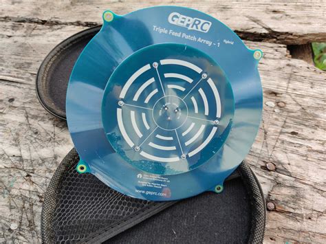 НОВА Антена GEPRC Triple Feed Patch Array G dbi RHCP FPV R L