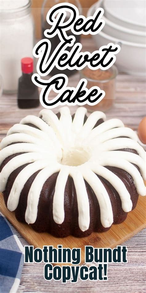How To Make A Red Velvet Bundt Cake Red Velvet Bundt Cake Red Velvet