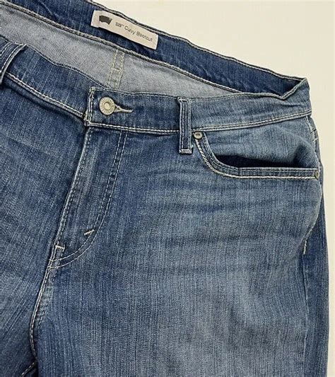 Levi Jeans 529 Curvy Bootcut Light Wash Womens Size 1 Gem
