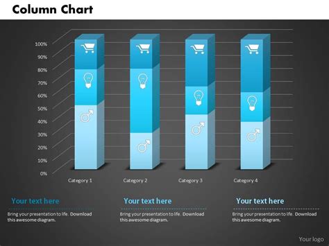 0514 Data Driven Chart For Shopping Powerpoint Slides Presentation