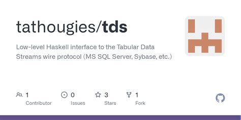 Github Tathougiestds Low Level Haskell Interface To The Tabular