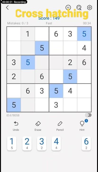 Cross Hatching In Sudoku Youtube