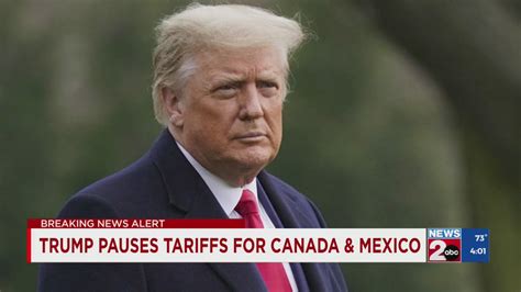 Trump Agrees To Pause Tariffs On Mexico Canada