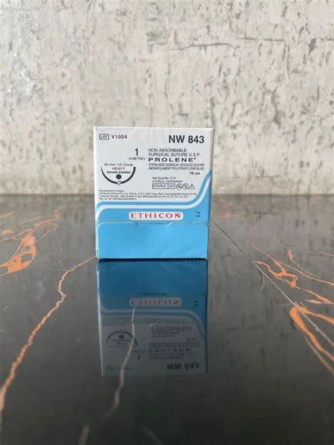 Plastic Ethicon Prolene Suture Polypropylene Sutures 1 0 At Rs 180 Box In Aurangabad