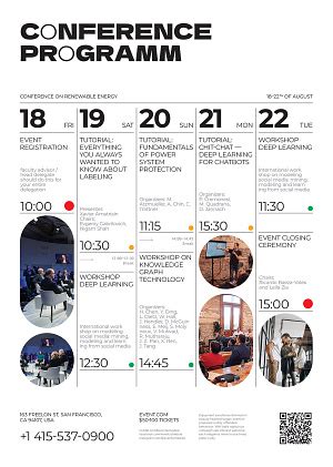 Conference Event Program Poster By Edtgraphics On Dribbble