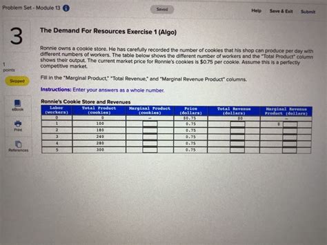 Solved Problem Set Module 130 Saved Help Save Exit Chegg