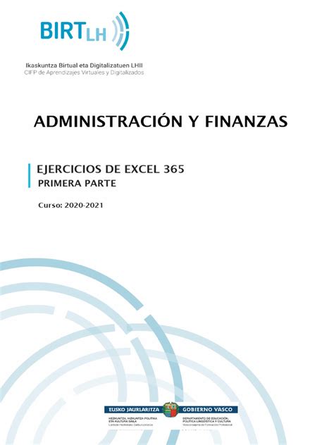 Ejercicios De Excel 365 Primera Parte Pdf Hoja De Cálculo