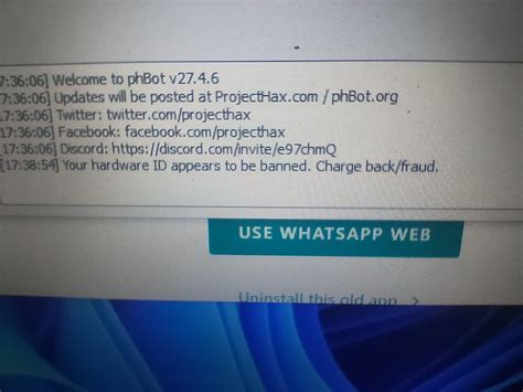 Hwid Banned PhBot ProjectHax