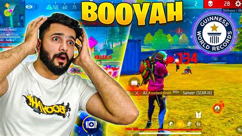 Booyah Nonstop Battle Kills 🔥 Can I Get Booyah In Hard Lobby 🔥 Adil