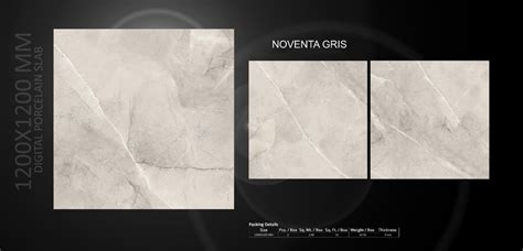 Simola Glaze Vitrified Tile Noventa Gris X Mm Size In