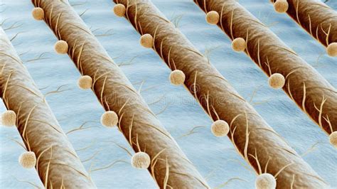 A Detailed Microscopic Image Of A Substrate Surface Illustrating The