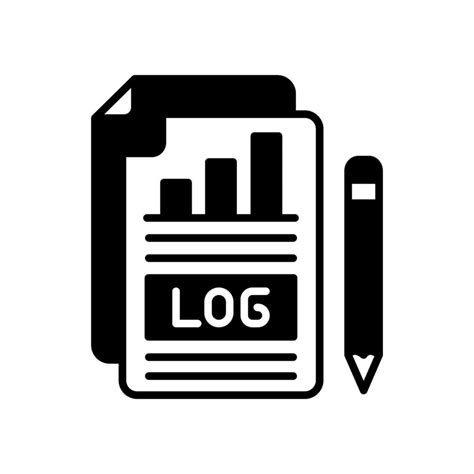 Log File Icon In Vector Logotype 40814899 Vector Art At Vecteezy