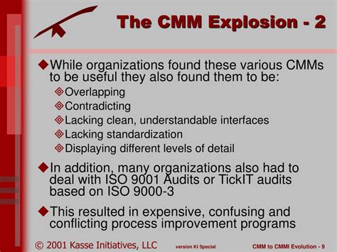 Ppt Evolutionary Differences Between Cmm For Software And The Cmmi Powerpoint Presentation