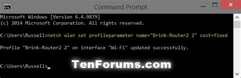 Set Wireless Network As Metered Or Non Metered In Windows 10 Tutorials