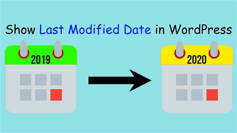 Wordpress — Steps To Show Last Modifiedupdated Date On Blog Posts Youtube
