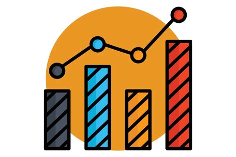 Chart Colored Outline Icon Icon Related To Analyze Data Analytics