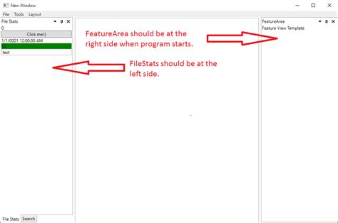 C How To Arrange Dockingable Views At The First Start Of The Program Avalondock Stack Overflow