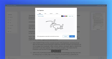 Free Electronic Signature Creator Signeasy