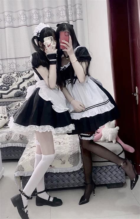 小蔓酱啊（接推广） On Twitter 今天的主题就叫：黑白丝女仆之夺命双飞 Hsev5j022s