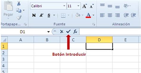 Como Utilizar Excel Barra De Formulas