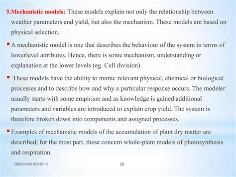 Crop Modeling Types Of Crop Growth Models In Agriculture Pptx